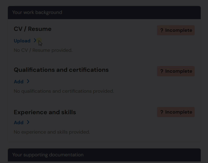 Uploading your CV and Pre-filling your Profile – Compono